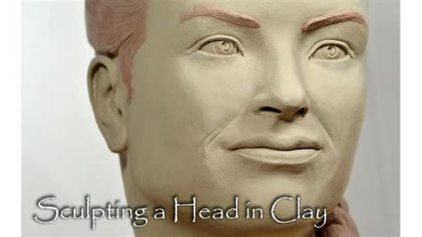Sculpting a head in clay - YouTube