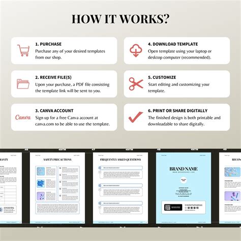User Guide Template User Manual Template Product Instruction Manual