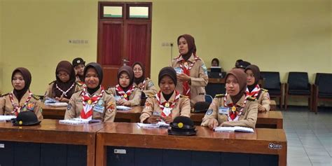 Puluhan Pramuka Penegak Sleman Tingkatkan Kemampuan Keprotokolan Di Wisma Pesanggrahan Pu