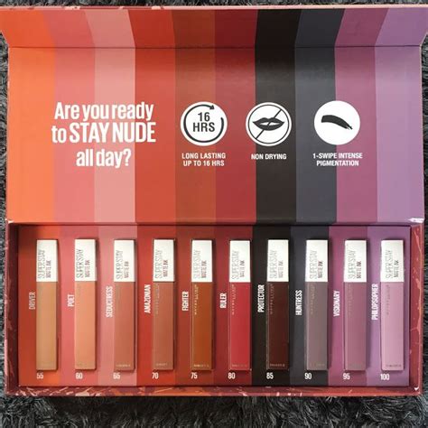 Review And Swatches Maybelline Superstay Matte Ink Un Nudes Artofit