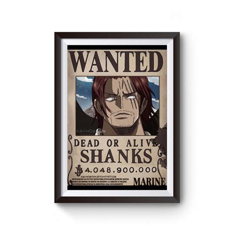 Shanks One Piece Wanted