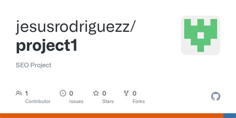 github jesusrodriguezz project1 seo project