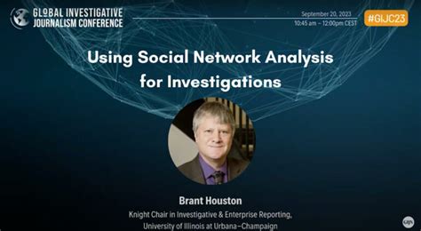 Gijc23 Using Social Network Analysis For Investigations Global Investigative Journalism Network