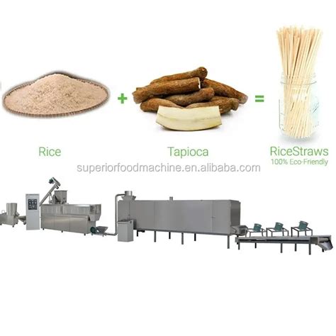 2019 New Material Cassava Rice Edible Straw Biodegradable Disposable