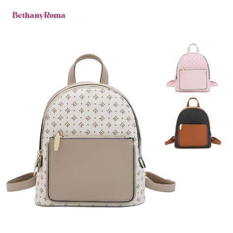 Bethany Roma Monogram Classy Classic Backpack 20br46 Shopee Malaysia