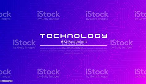 디지털 회로 기판과 추상 기술 기하학적 및 연결 시스템 핑크와 블루 배경 개념 벡터 일러스트 디자인 개념에 대한 스톡 벡터 아트 및 기타 이미지 Istock