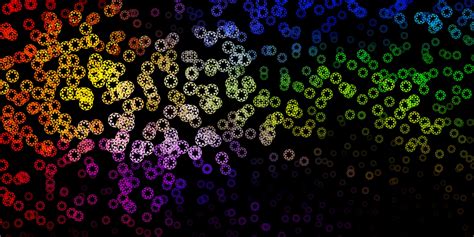 Dark Multicolor Vector Texture With Disks 2392990 Vector Art At Vecteezy