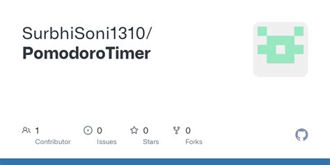 Github Surbhisoni1310pomodorotimer