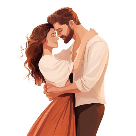 Premium Vector Attractive Couple Hugging