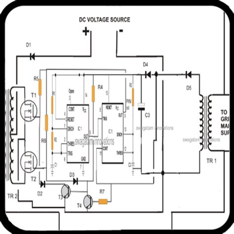 Circuit Diagram Of Inverter Installation Circuit Diagram