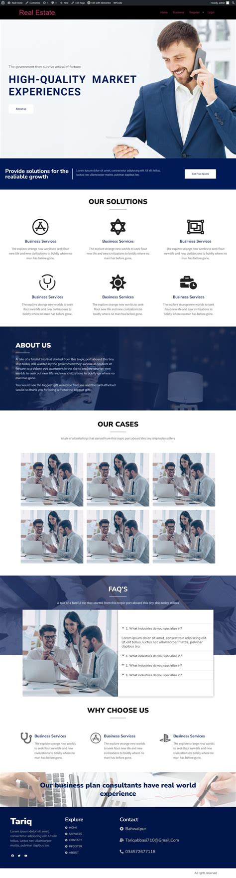 Muhammad Tariq On Linkedin Platform Wordpress Builder Elementor