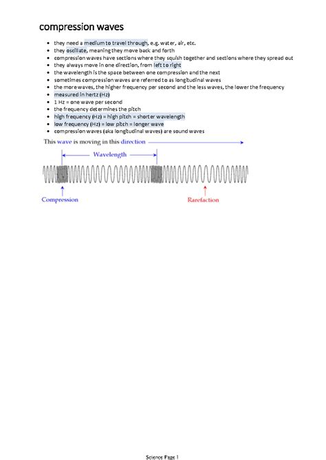 Compression Waves They Need A Medium To Travel Through E Water Air Etc They Oscillate