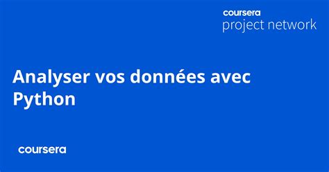 Analyser vos données avec Python