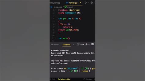 Gcd Of Two Numbers In C Codesoon Coding Programming Youtube