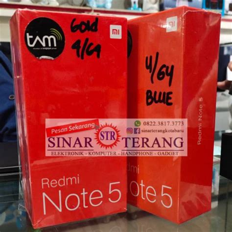 Jual XIAOMI REDMI NOTE 5 4 64 4GB 64GB RESMI XIAOMI INDONESIA Shopee Indonesia