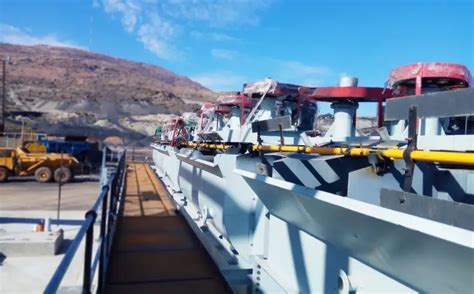 2000 Tpd Copper Flotation Plant With Advanced Flotation Cells In Chile