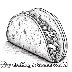 Taco Coloring Pages Free And Printable