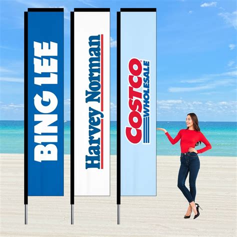 4 5m Rectangle Flag Banner Rectangular Flags Banners Sydney Melbourne