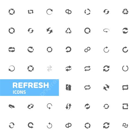 Refresh Vector Png Images Refresh Icons Set Vector Set Pictogram