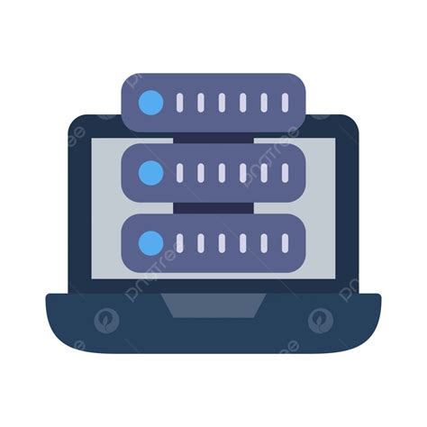 Database Flat Icon Vector Data Db Hosting Png And Vector With