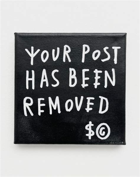 Your Post Has Been Removed By Skeleton Cardboard Saatchi Store