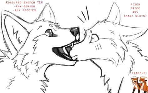 Coloured Sketch Ych By Flashlioness Fur Affinity Dot Net