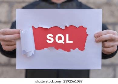 Sql Structured Query Language Code Database Stock Photo Shutterstock