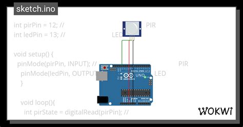Pir Copy Wokwi Esp32 Stm32 Arduino Simulator