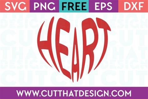 Free Heart Word Art Design Svg Cut That Design Word Art Design