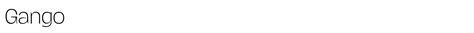 Gango Font Webfont And Desktop Myfonts
