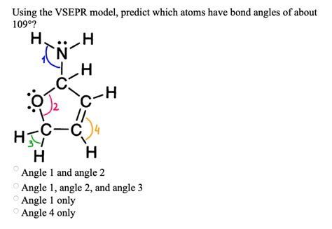 Solved Using The VSEPR Model Predict Which Atoms Have Bond Chegg Com