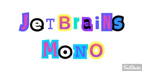 Jetbrains Mono Font Animated  Logo Designs