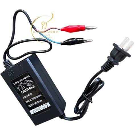 พร้อมส่ง ที่ชาร์จคีบหัวเล็กคีบแบตเตอรี่ 02 อะแดปเตอร์แท่นชาร์จพร้อมขั้วหนีบแบตเตอรี่ตัวแปลง ที่