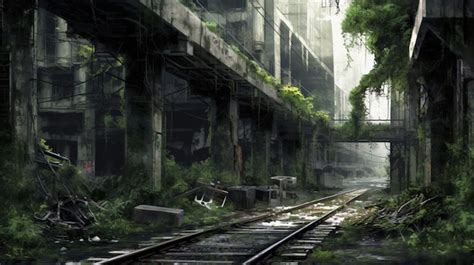 Premium Ai Image The Last Of Us Post Apocalypse Landscape