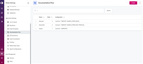 configure documentation flow ataccama one