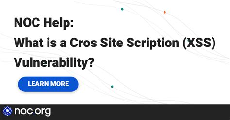 What Is A Cross Site Scripting Xss Vulnerability Noc Help Documentation