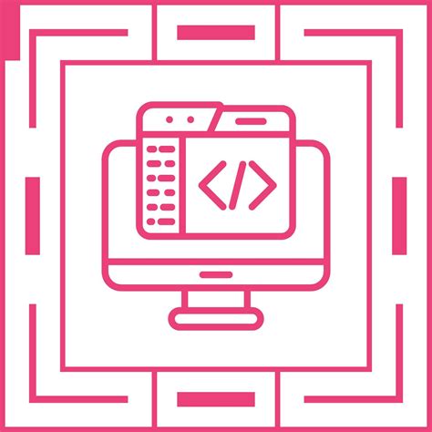 Code Editor Vector Icon 26668030 Vector Art At Vecteezy