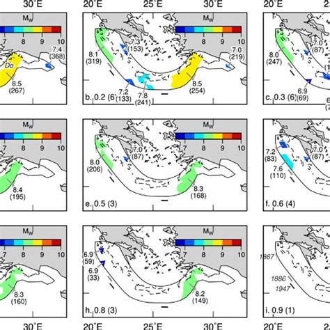 Proposed Earthquake Rupture Areas Based On Estimated Interseismic Download Scientific Diagram