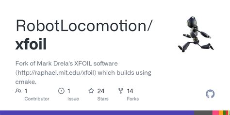 Github Robotlocomotionxfoil Fork Of Mark Drelas Xfoil Software