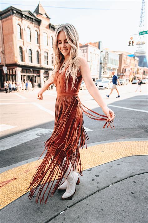 Fringe Dress Cma Fest Look With Idyllwind Country Chic Dresses Fringe Dress Fringe Dress