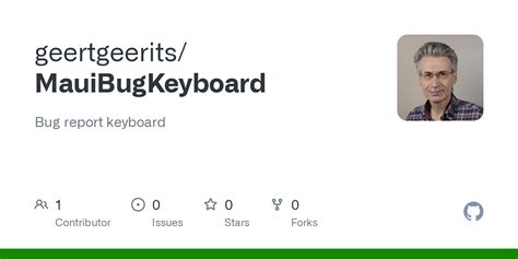 Github Geertgeeritsmauibugkeyboard Bug Report Keyboard