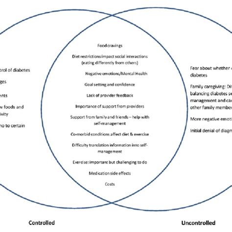 Themes As Found In Controlled Uncontrolled And Both Groups