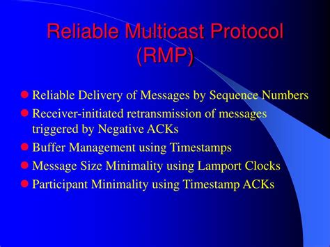 Ppt Ftmp A Fault Tolerant Multicast Protocol Powerpoint Presentation