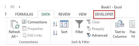 How To Get The Excel Developer Tab Show Up In The Ribbon