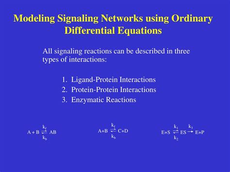 Ppt Quantitative Models Of Mammalian Cell Signaling Pathways