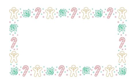 Gingerbread Border Vector Art Icons And Graphics For Free Download