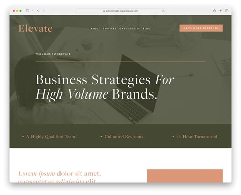 14 best squarespace corporate templates 2024 pipelinep it tech