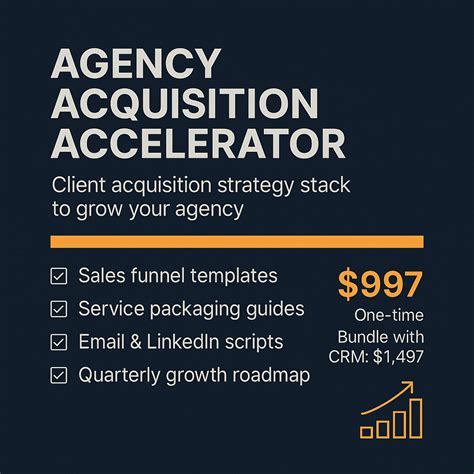 Agency Acquisition Accelerator Unmutedco