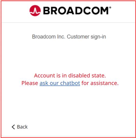 If You See The Account Is In Disabled State Message When Trying To Log