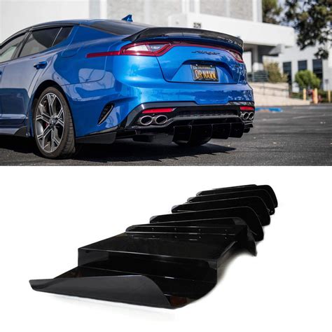 2018 2022 Kia Stinger Gt Rear Diffuser V1 Aeroflowdynamics